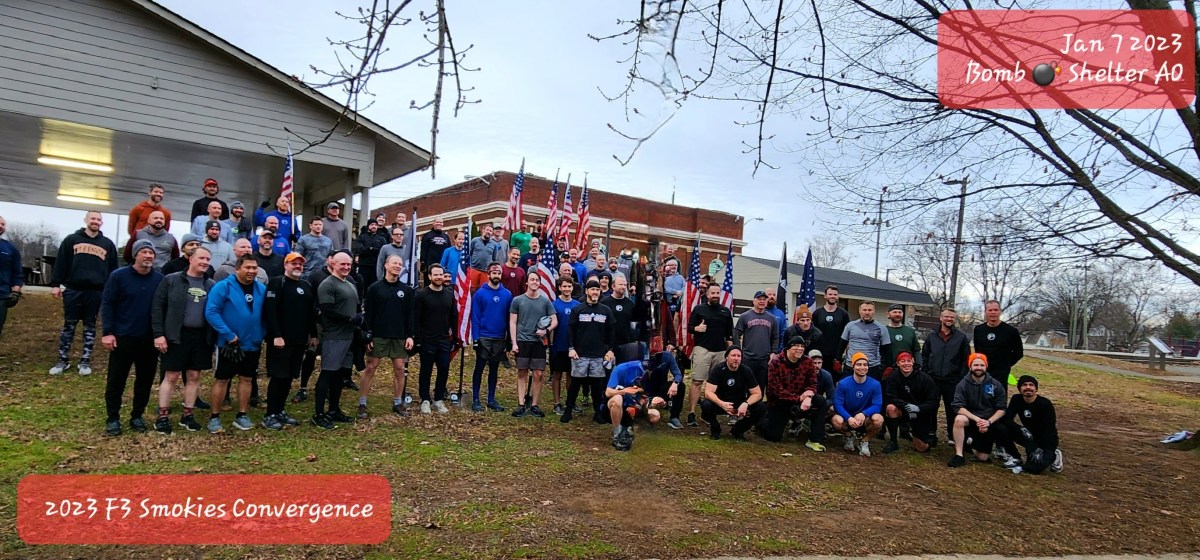 F3 Smokies – F3 is a free men's workout group open to all men. All ...